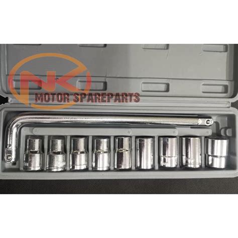 10pcs 8mm 21mm 1 2 L Type Spanner Box Socket Set Box Set Spanner