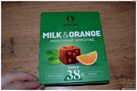Молочный шоколад O'Zera Milk & Orange - «Заядлому сладкоежке ...