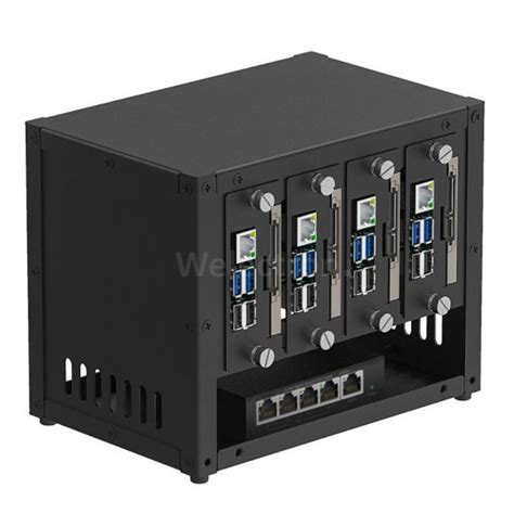 Uctronics U6260 Upgraded Complete Enclosure For Raspberry Pi Cluster