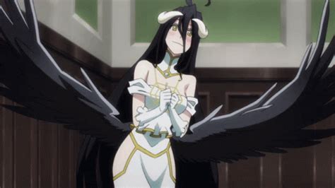 Overlord Albedo Gif Overlord Albedo Wings Gifs Entdecken Und Teilen