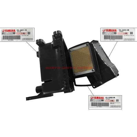 Jual Box Filter Udara Mio Set Original Yamaha 5tl E4411 01 And 5tl E4450 00 And 5tl E4412 00