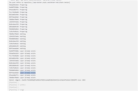 Docker Push 的时候提示错误 Layer Already Exists Devops Isharkfly