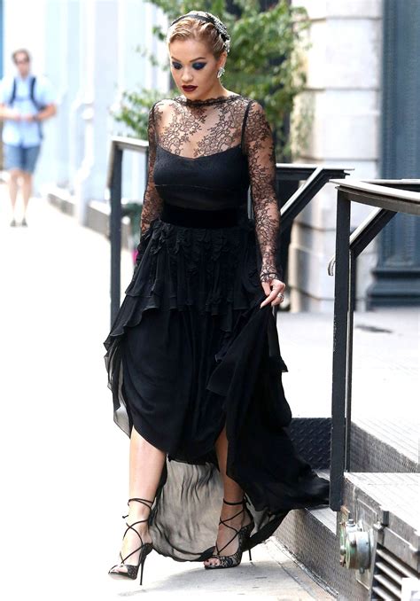 Rita Ora Classy Fashion Out In New York 8 17 2016 • Celebmafia