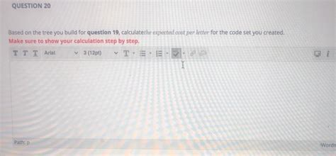 solved question 18 build a huffman coding tree based on the