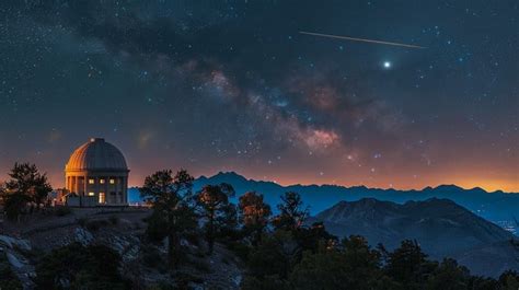 Free Starry Observatory Night Image Observatory Stars Meteor
