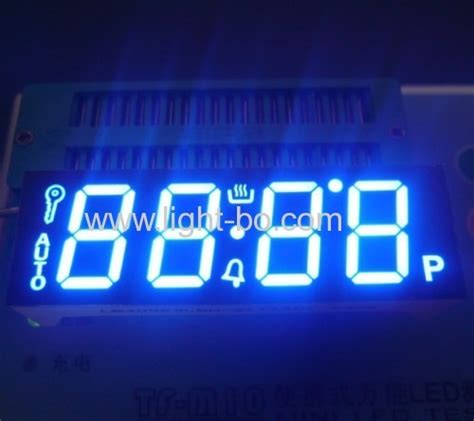 ultra red 4 digit 7 segment led display common anode for oven timer