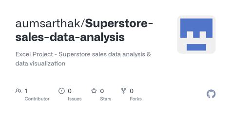 Github Aumsarthak Superstore Sales Data Analysis Excel Project Superstore Sales Data