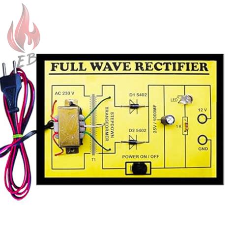 Full Wave Rectifier Real Concept Project Electrical Bro