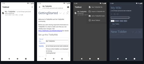 Tiddloid Lite Enjoy Your Tiddlywiki On Android