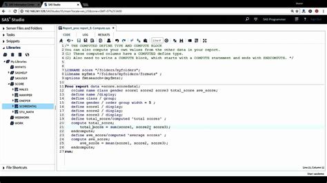 Sas Report And Tablesudemy Coupon Proc Report Compute Block
