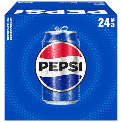 Pepsi Cola® Soda Cans 24 Ct 12 Fl Oz Kroger