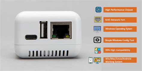 Mini Network USB Print Server Loyalty Secu