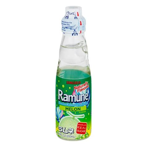 Ramune Melon Flavor 1 Bottle Super Anime Store