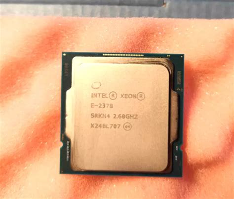 Intel Xeon E Processor Cpu Core Ghz Ghz Lga Tdp W Picclick Uk