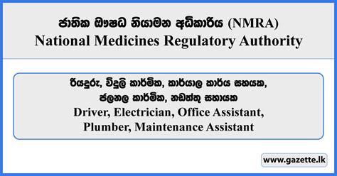 Driver Electrician Office Assistant Plumber Maintenance Assistant