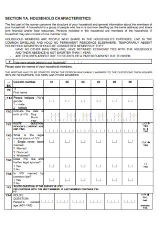 Sample Household Budgets In Pdf Ms Word