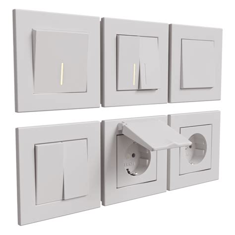 Sockets And Switches White Matt Werkel Download The D Model Zeelproject Com