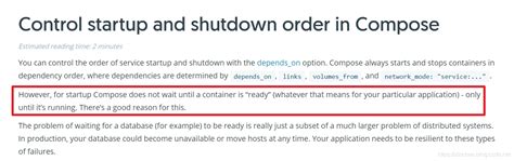 docker compose下的java应用启动顺序两部曲之二：实战 wait for it sh csdn博客