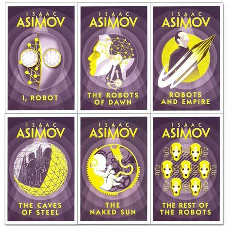 isaac asimov robot series 6 books collection set i robot the robots