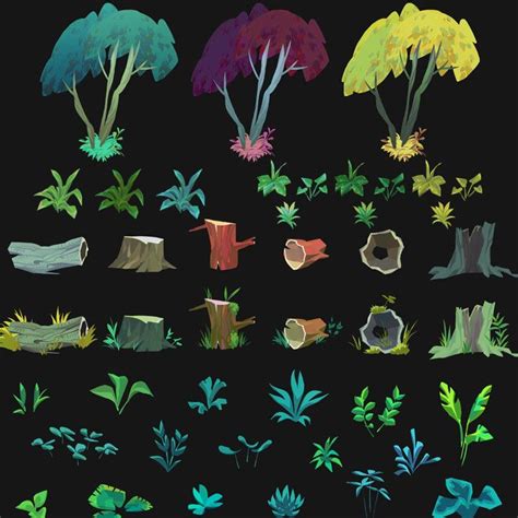 All Tree And Plants Blocks Artofit