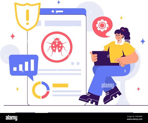 Software Testing Vector Illustration Featuring Application Engineering