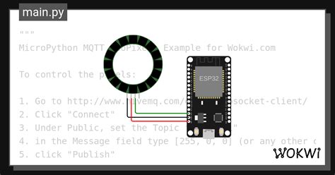 Micropython Mqtt Neopixels Copy Wokwi Esp32 Stm32 Arduino Simulator