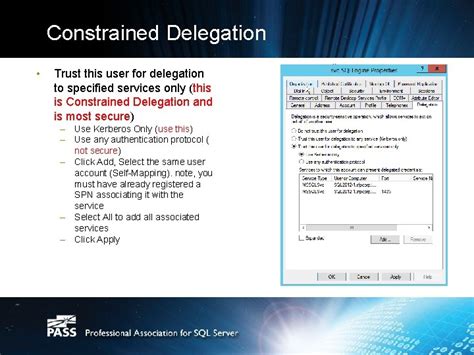 Configuring Kerberos Authentication In The Sql Server Environment