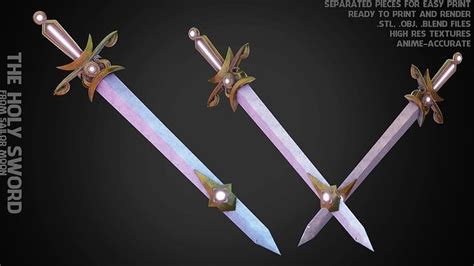 Sailor Moon The Holy Sword For Cosplay 3d Model 3d Printable Cgtrader