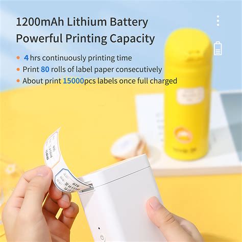 Niimbot D101 Máy In Nhãn Mini Bluetooth Không Cần Mực Máy In Văn Phòng Tại Nhà Máy In Mini