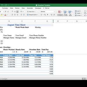 Invoice Timesheet Templates For Microsoft Excel Google Sheets Templates For Small Business