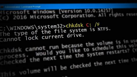 How To Run CHKDSK On Reboot