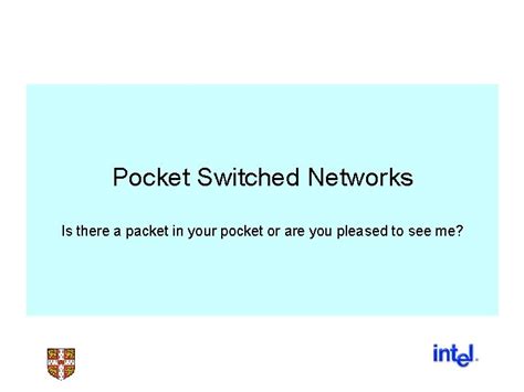 Pocket Switched Networks Realworld Mobility And Its Consequences