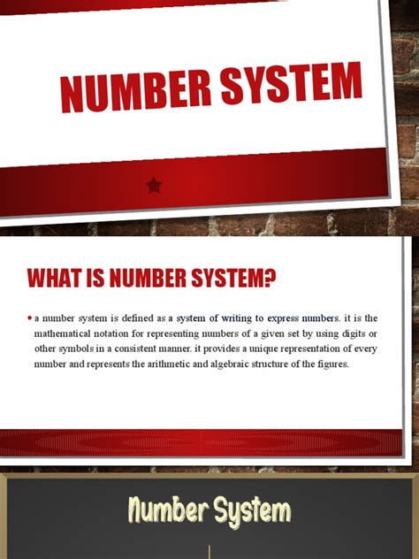 Number System Pdf Elementary Mathematics Lexicology