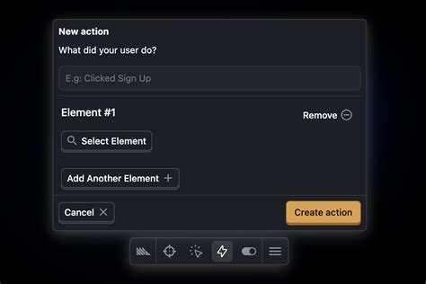 creating actions using css selectors posthog