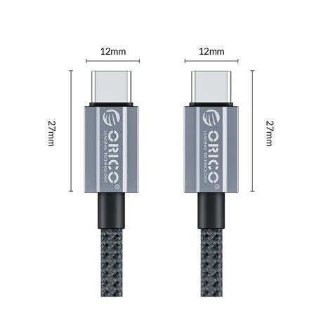 ORICO USB C To USB C PD100W Fast Charge Data Cable Penguin Com Bd
