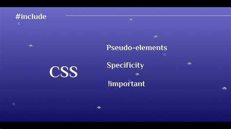 Css Session 9 Pseudo Elements Important Specificity In Telugu