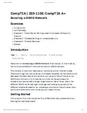 Securing A SOHO Network Home Router Wireless Firewall Course Hero