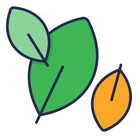 Leaf Generic Outline Color Icon
