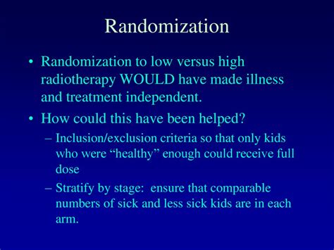 Randomization And Comparative Designs Ppt Download