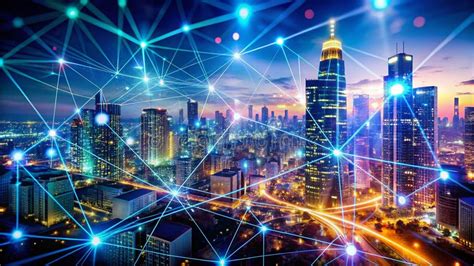 Dynamic Binary Code Data Stream Background A Futuristic Visual Representation Of Network