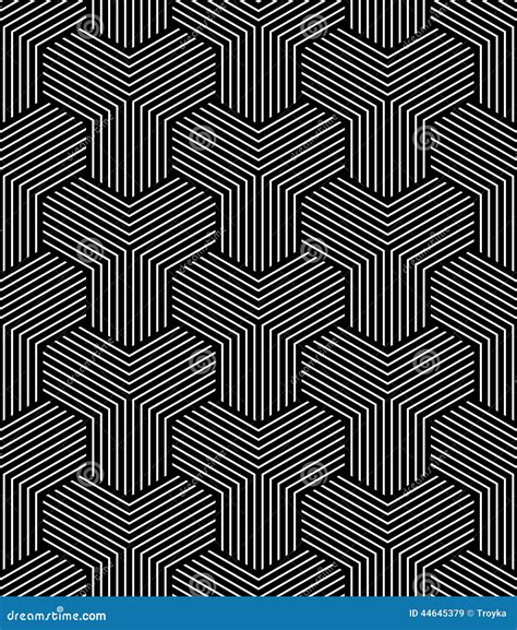 Seamless Geometric Op Art Pattern Stock Vector Illustration Of Cover Decorative 44645379