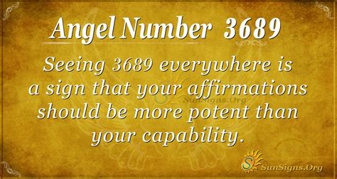 Angel Number 3689 Meaning: Exhibiting Courage - SunSigns.Org