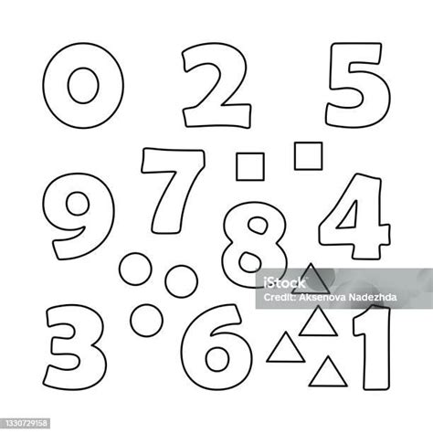 어린이를위한 색칠 공부책 숫자 학습 및 재생 벡터 그림입니다 0명에 대한 스톡 벡터 아트 및 기타 이미지 0명 3가지 개체 4가지 개체 Istock