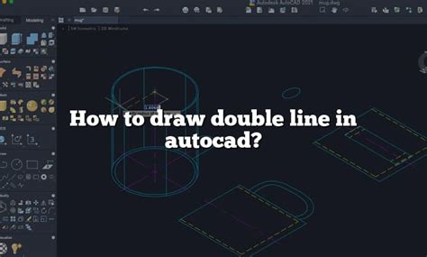 How To Draw Double Line In Autocad 2020 Design Talk