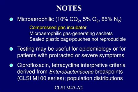 Ppt Using Clsi M45 A2 For Antimicrobial Susceptibility Testing Of Infrequently Isolated