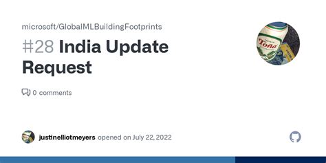 India Update Request Issue Microsoft GlobalMLBuildingFootprints GitHub