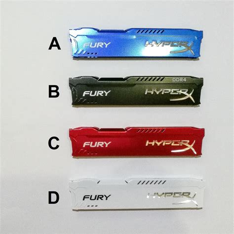 [ready stock] ram heatsink memory cooler hyperx fury shopee malaysia