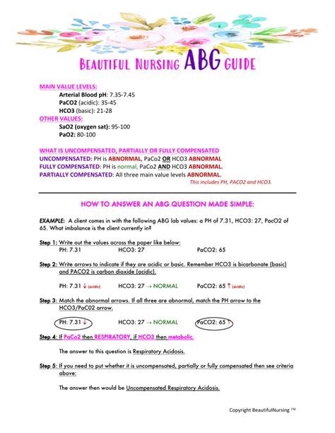 Abg Interpretation Guide Easy Steps For Nurses