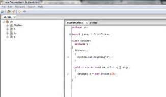 Java Cant See Super In Class File After Decompiling Stack Overflow