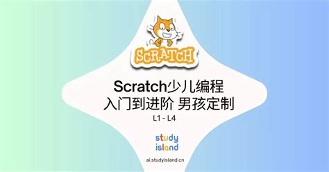 浅基础 Scratch 少儿编程定制课程 男孩 StudyIsland AI